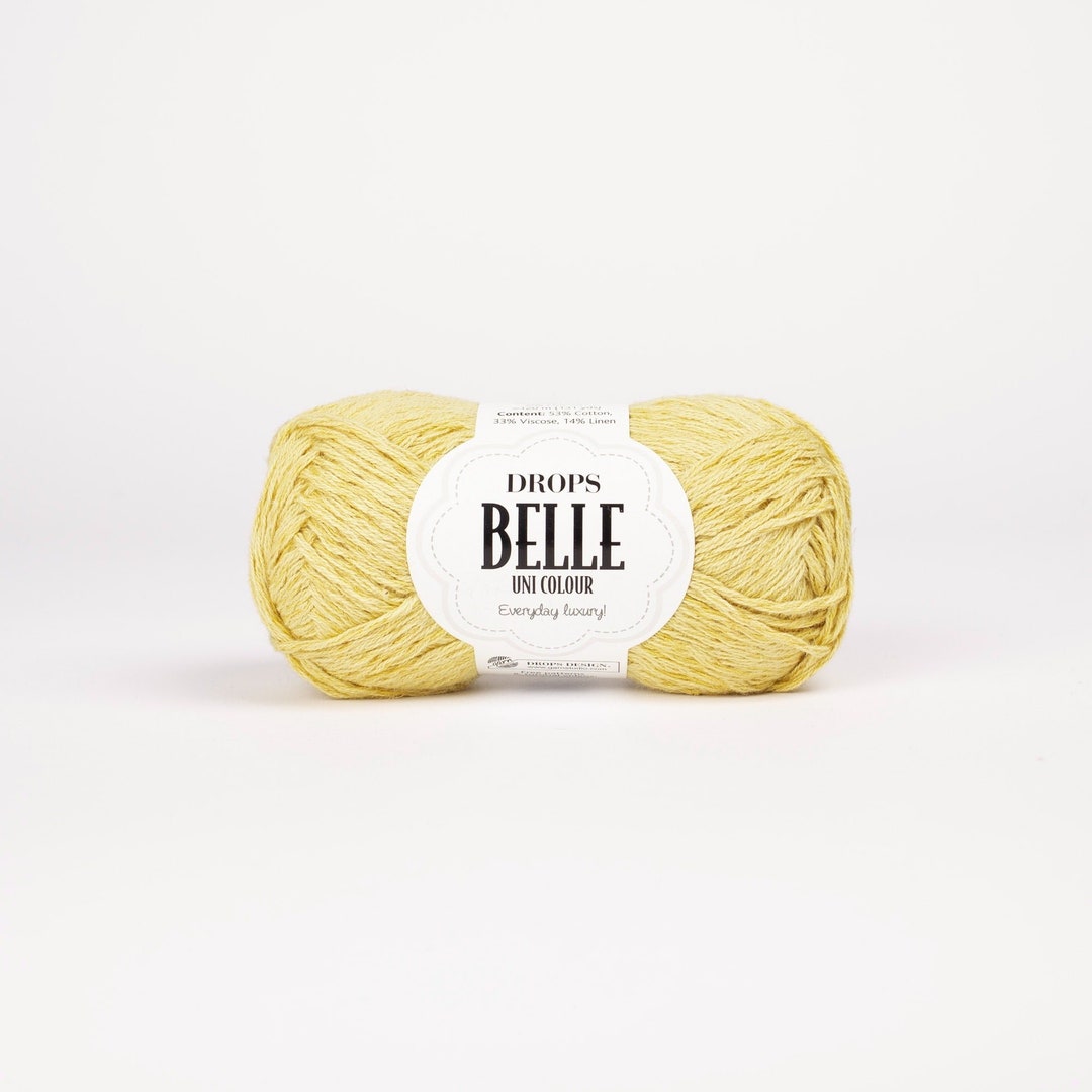 DK Linen Cotton Yarn! Garnstudio Drops Design Belle 53% Egyptian Cotton ...
