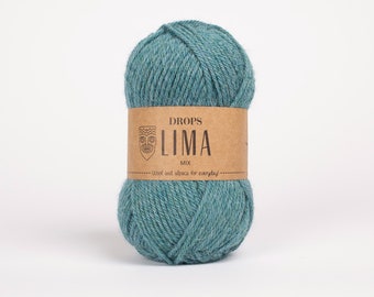 DK DROPS LIMA Wool Yarn, Untreated Yarn, Variety of Colors, 50 G - Etsy
