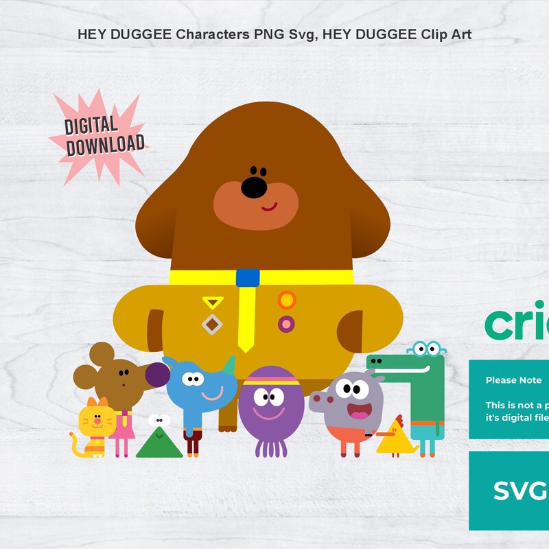 Hey Duggee Badges To Print Etsy UK