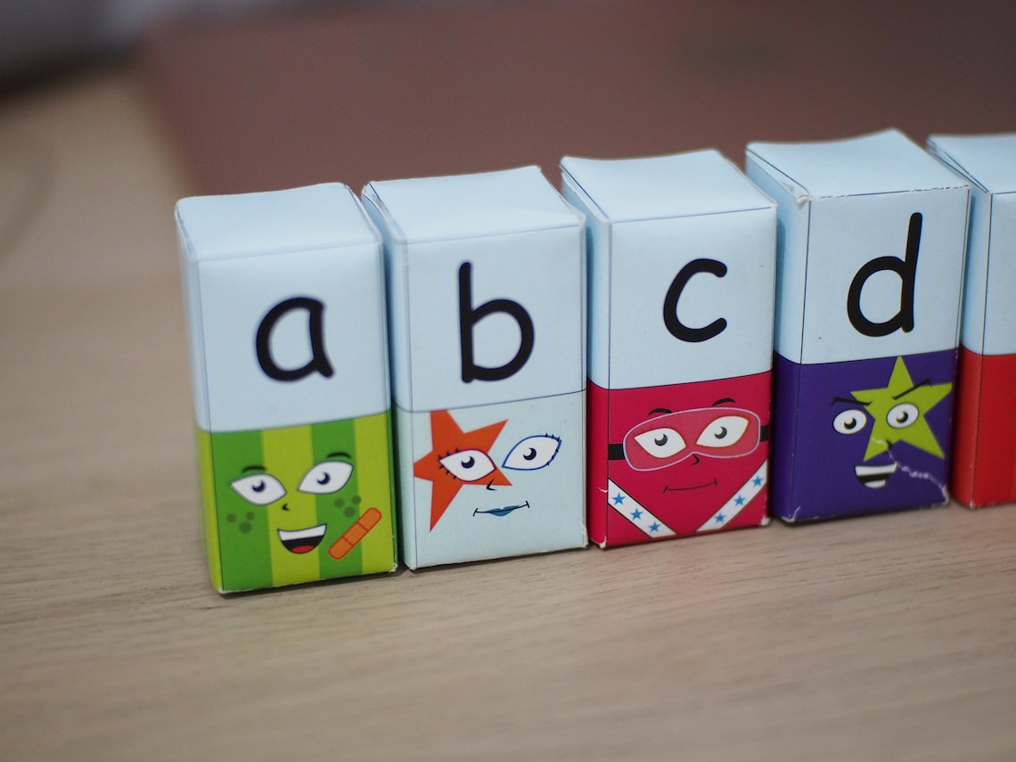 Alphablocks Paper Toys / Papercraft A4 Printing Instant - Etsy UK