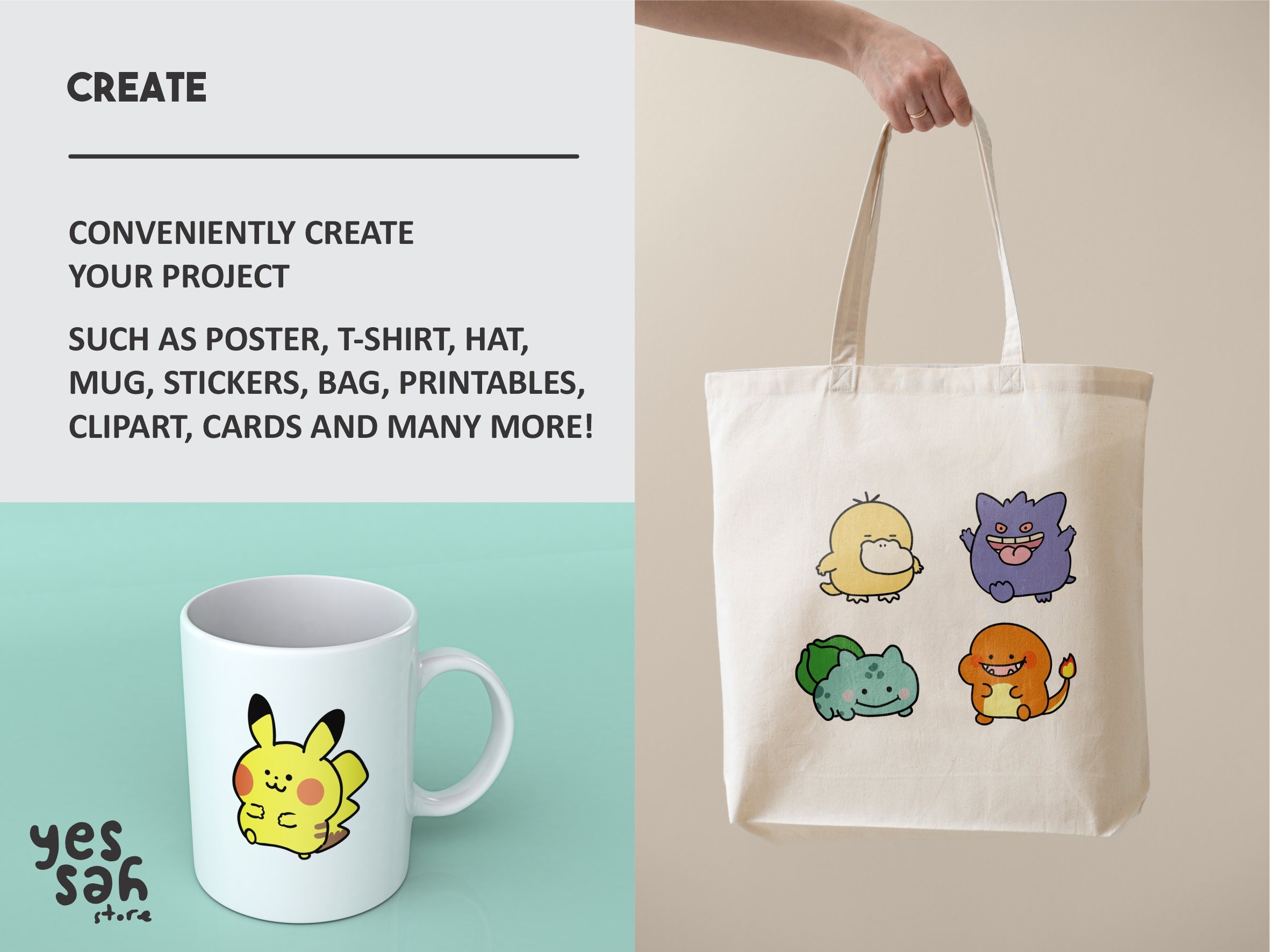 Pokemon Stickers SVG Bundle, Cartoon Clip Art (digital Download) - Etsy