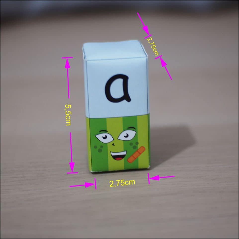 Alphablocks Paper Toys / Papercraft A4 Printing Instant - Etsy Australia