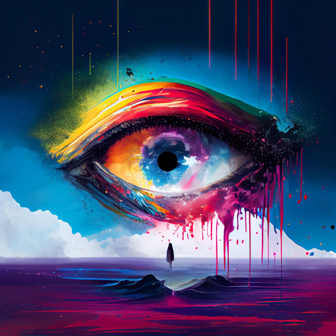 Third Eye -digital Abstract Eye Art Image -digital Print, Graphic ...