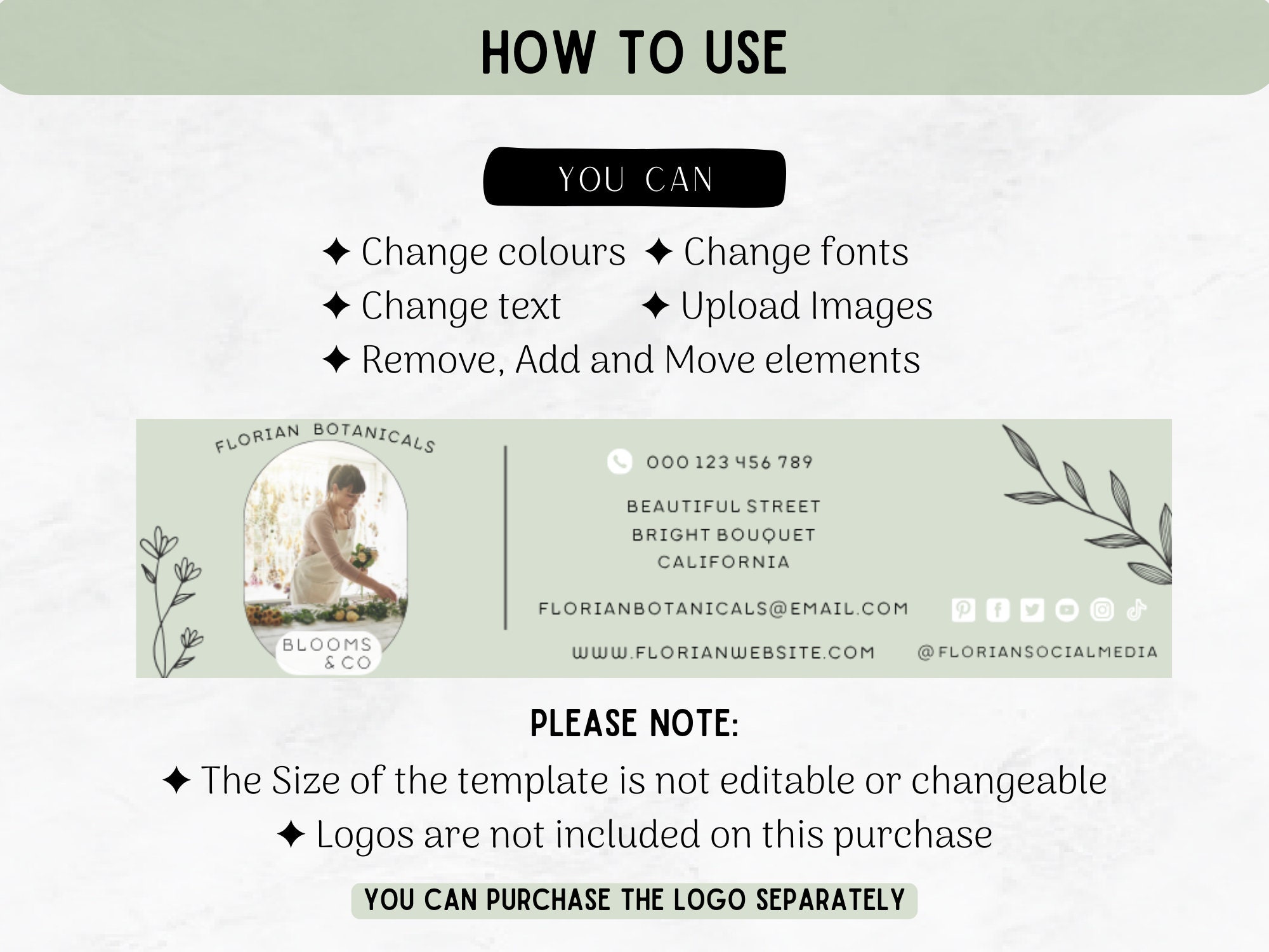 Simple and Feminine Signature for Email | Beauty Business Branding ...