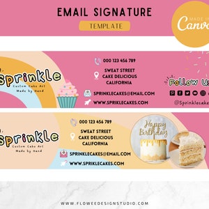 Bakery Shop's Emails With a Fun and Colorful Canva Template ...