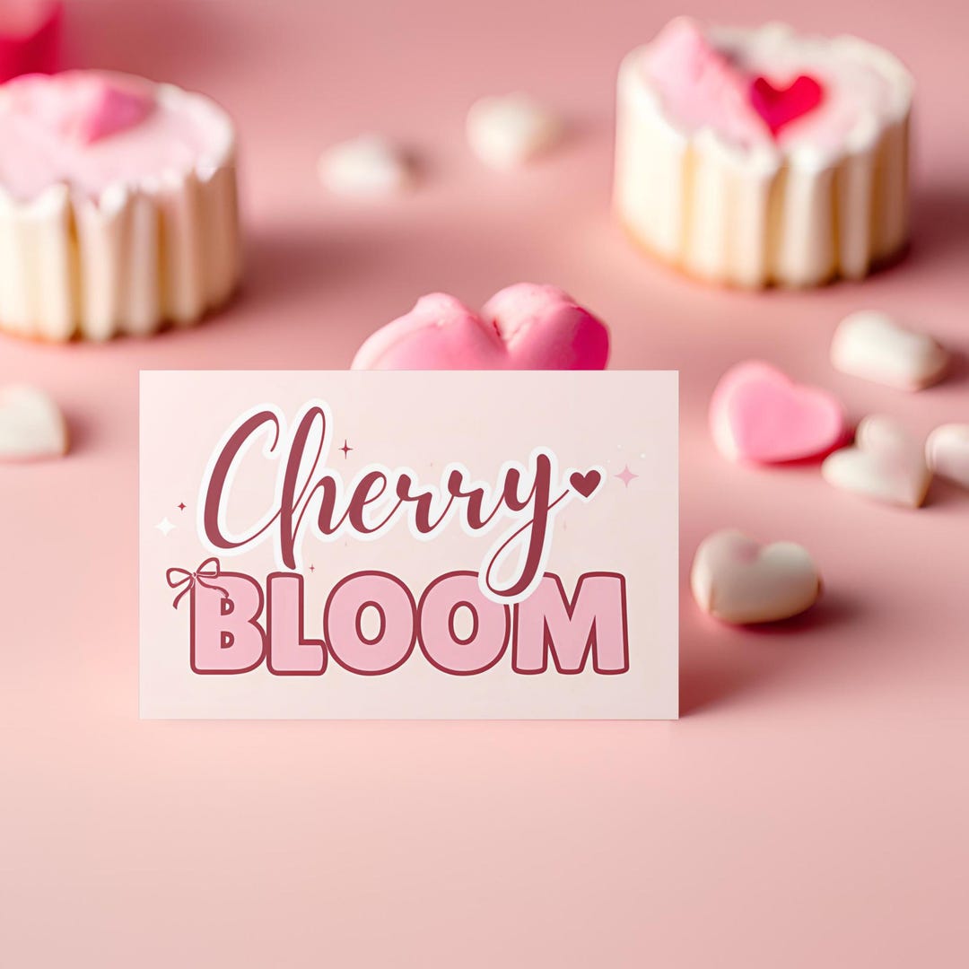 Logo on Coquette | Logo Treats Business | Burgundy Soft Pink | Elegant ...