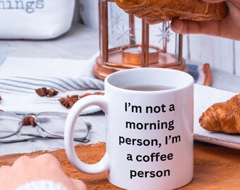 Not a Morning Person Mug - Etsy UK