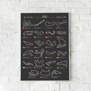 Formula 1 2023 Calendar, Printable F1 2023 Calendar, Formula 1 Circuits ...