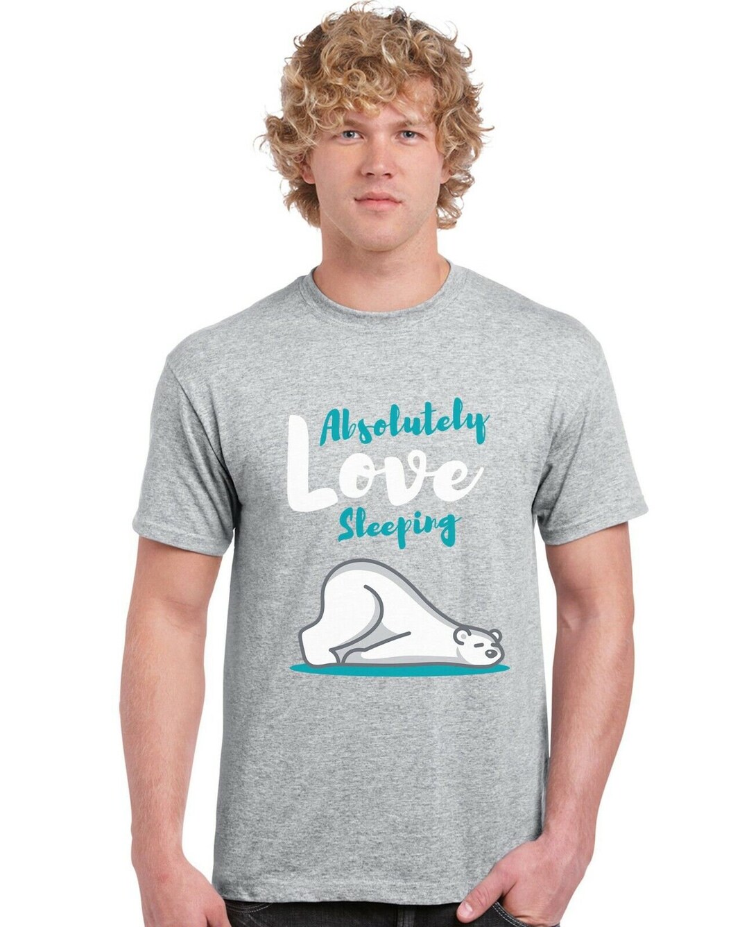 Absolutely Love Sleeping Adults T-shirt Funny Tee Top Sleep Men Women ...