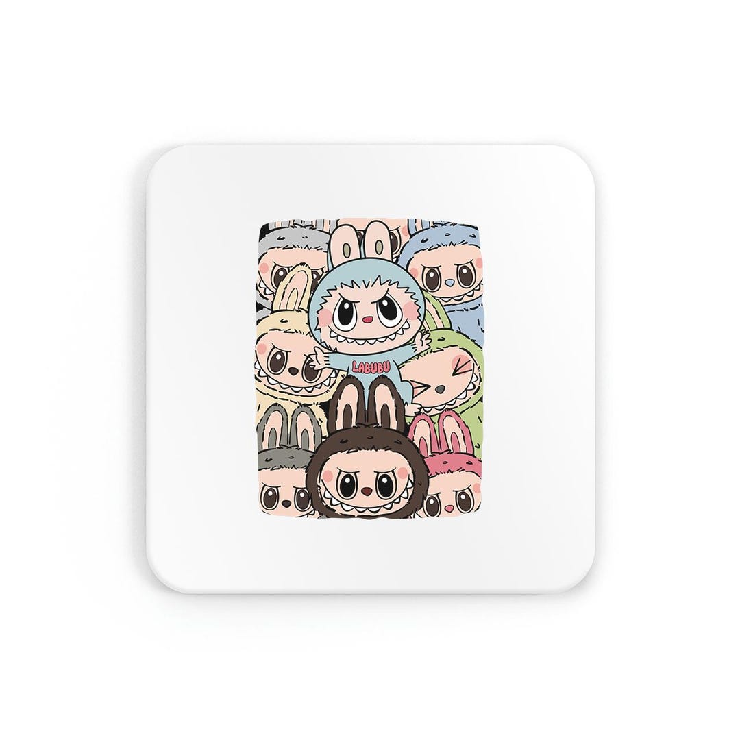 Labubu Montage Coaster Cute Viral Labubu Gift New - Etsy UK