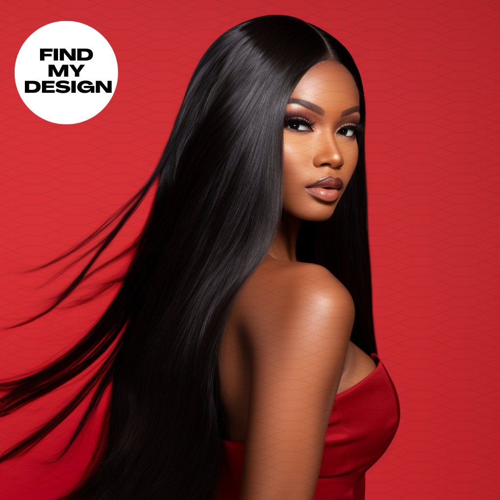 Stock Photo Black Beauty Model Hair Extension, Wig, Makeup, Black Woman ...