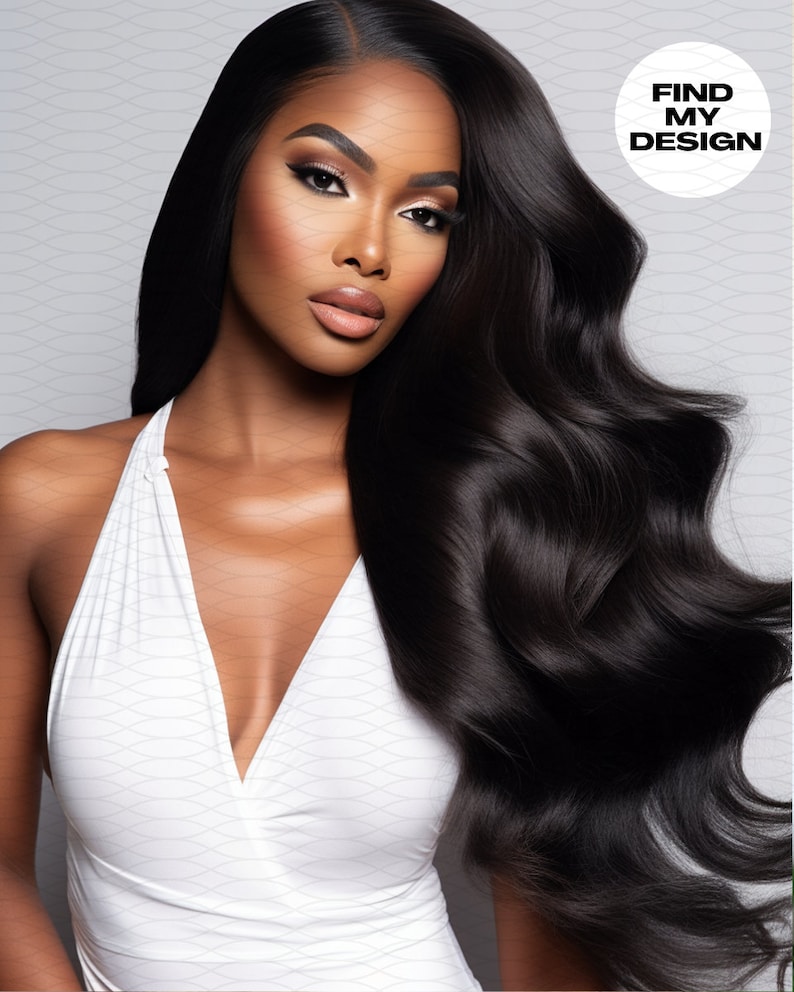 50 Stock Photo Black Beauty Bundle | Hair Extension, Wig, Makeup, Black ...
