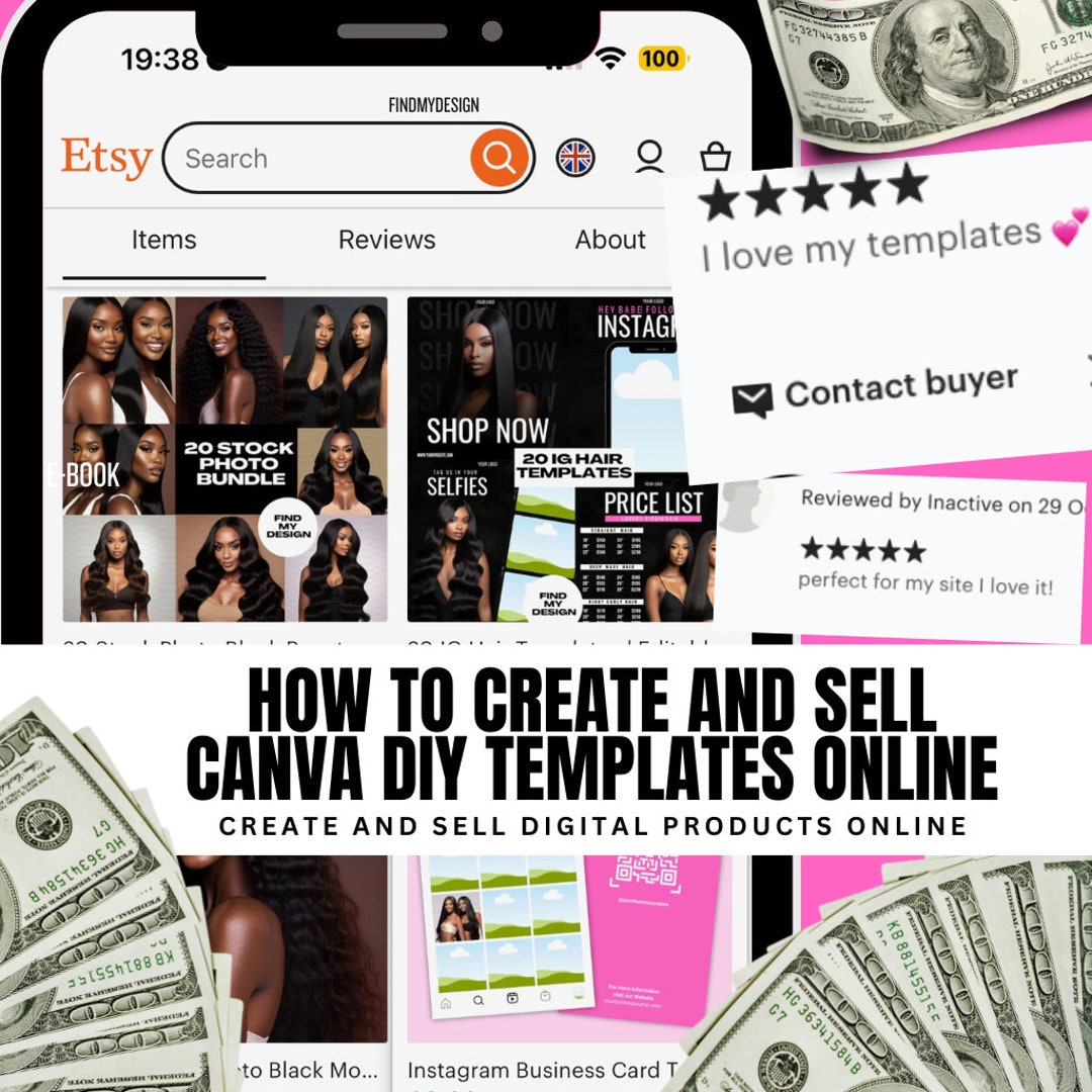 How to Create and Sell Canva DIY Templates Online | E-book - Learn How ...