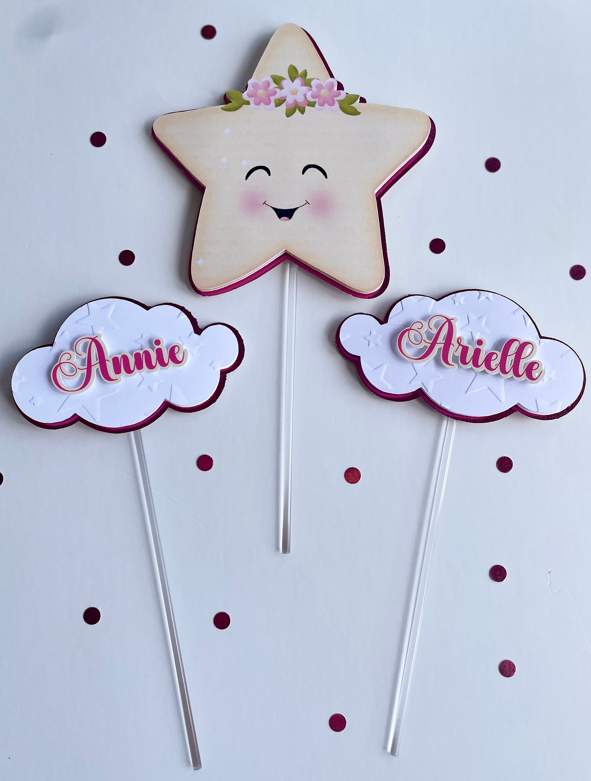 Twinkle Twinkle Little Star Themed Cake Topper - Etsy