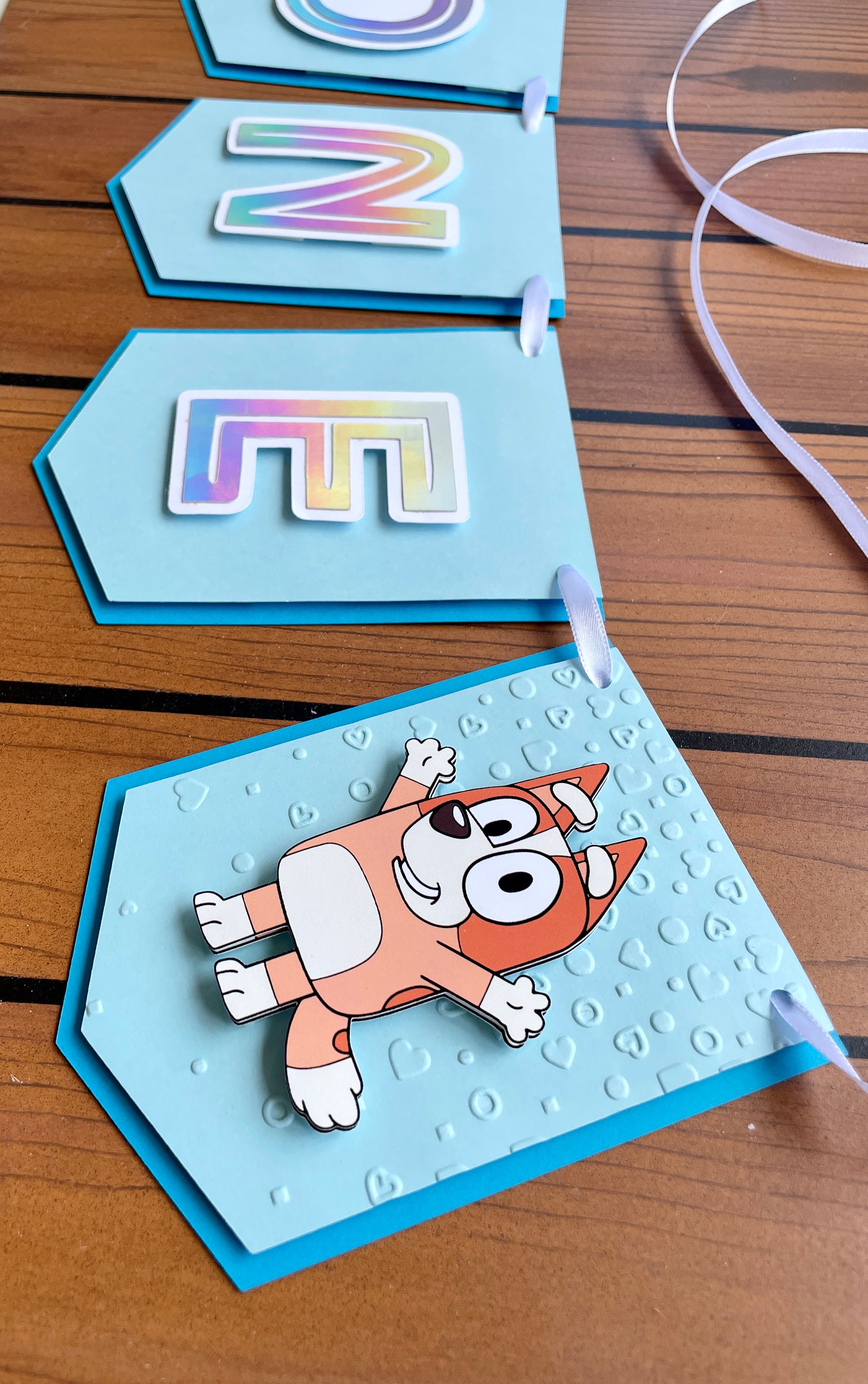 Bluey Bingo Themed Highchair Banner - Etsy Canada
