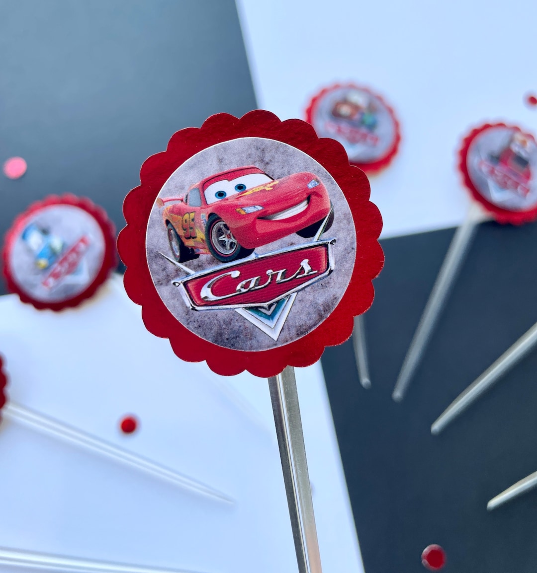 Racing Car Dimensional Cupcake Topper 10pc, 20pc, 30pc, Car Party, Car ...