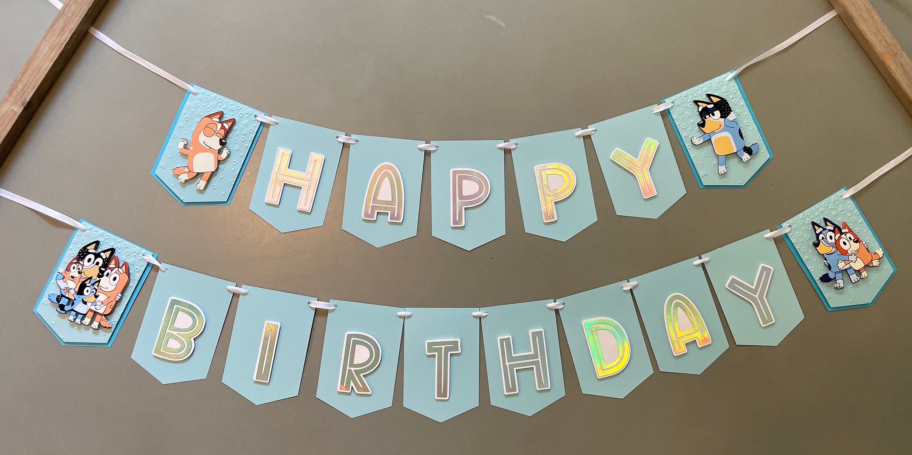 Bluey Bingo Themed Highchair Banner - Etsy Canada