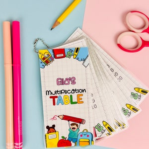 Multiplication Times Table, Back to School, Kindergarten Pre-school ...