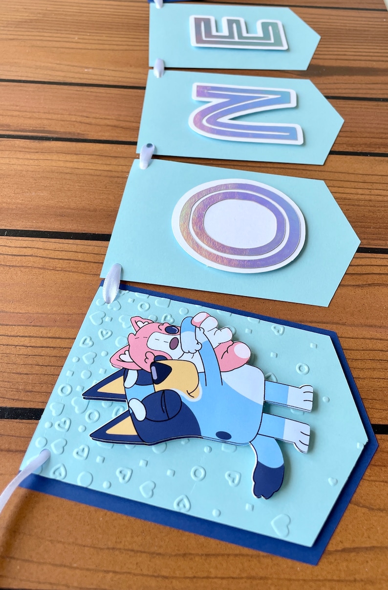 Bluey Bingo Themed Highchair Banner - Etsy Canada