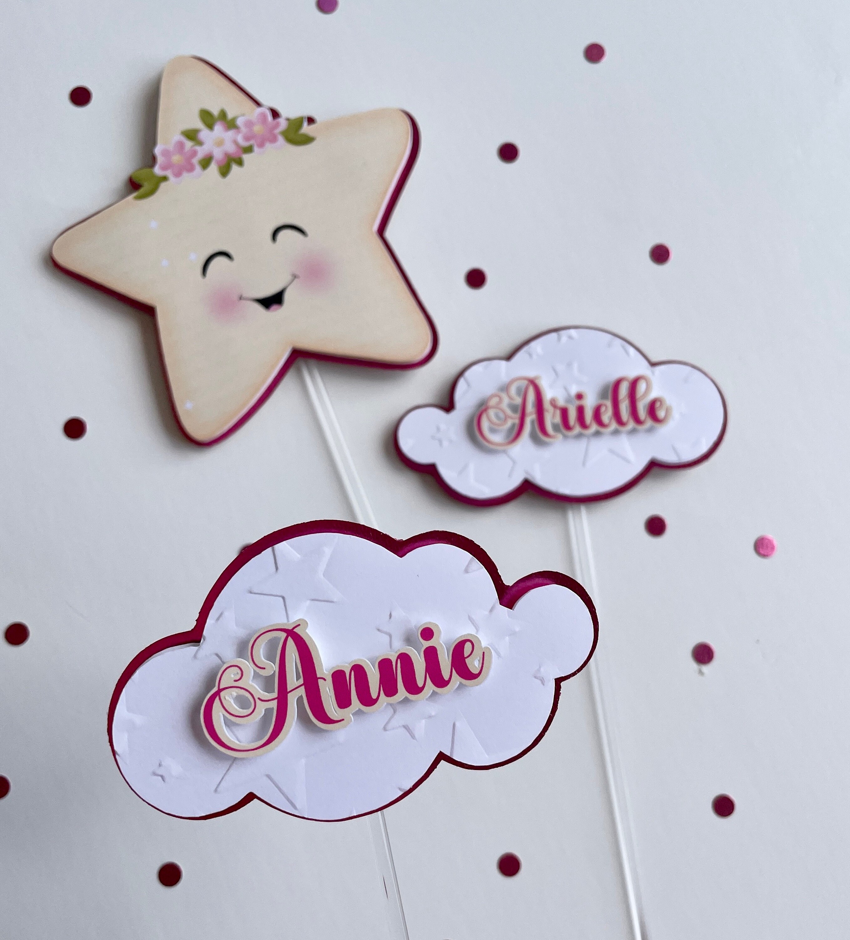 Twinkle Twinkle Little Star Themed Cake Topper - Etsy