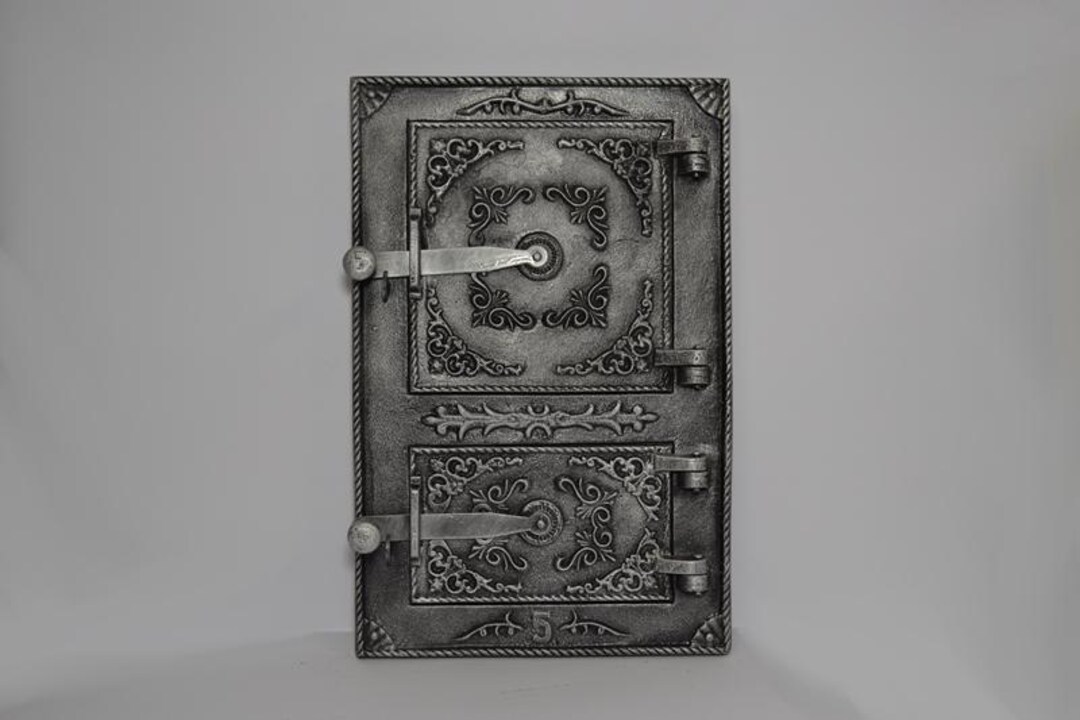 SEZAM Old Style Cast Iron Fire Door Bread Oven Door Kitchen Door ...