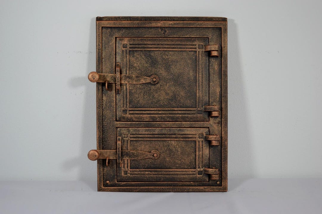 SEZAM Old Style Cast Iron Fire Door Bread Oven Door Kitchen Door ...