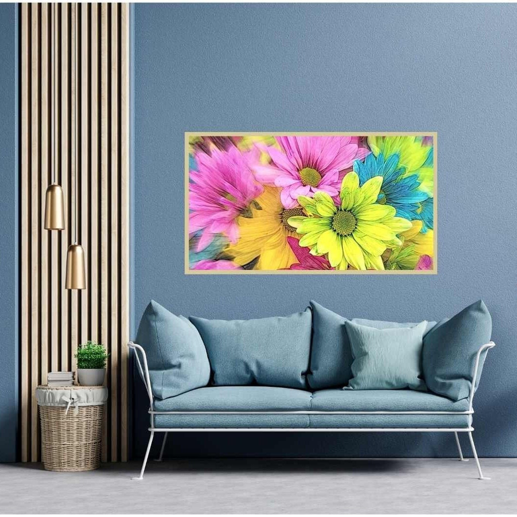 Artflower ,petals,colorful Leaves,pop Art ,nature ,digital Art ,wall ...