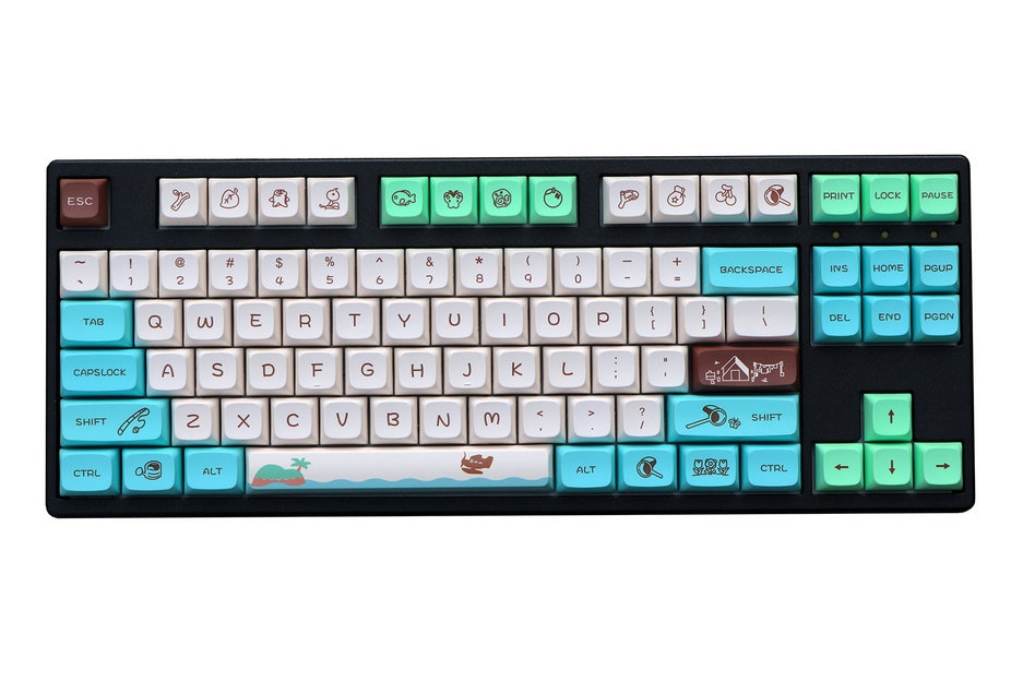 Animal Crossing 145 Keys/set Pbt Dye Subbed Key Cap for MX Switch ...