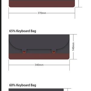 PU Felt Keyboard Carrying Case Bag for Keyboards - Etsy