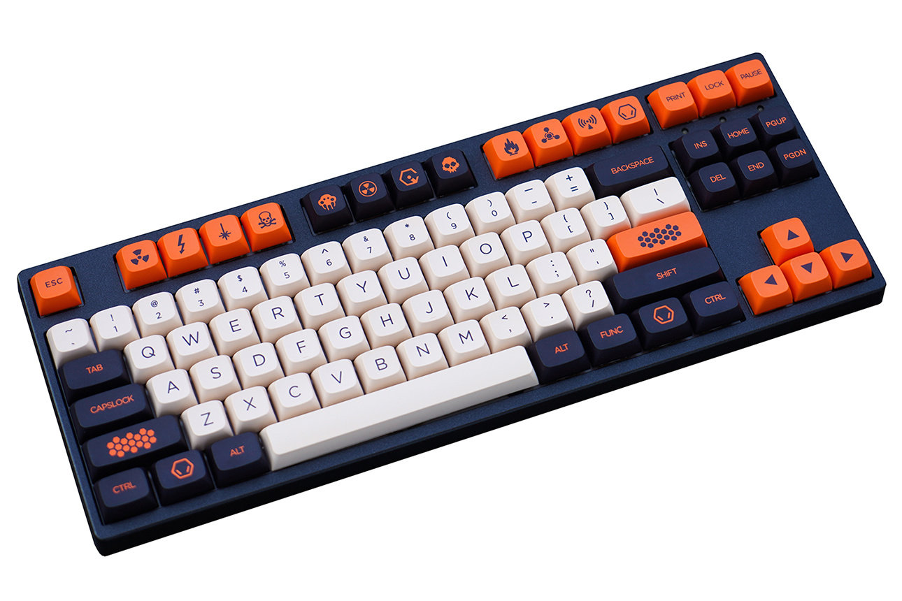 142 Keys/set GMK Carbon Keycaps PBT 5 Sides Dye Subbed Key Caps XDA ...