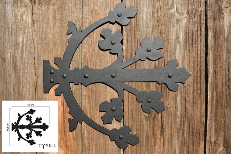 Dobradiças de imitação de alça extragrandes – Estilo ferragem para ...