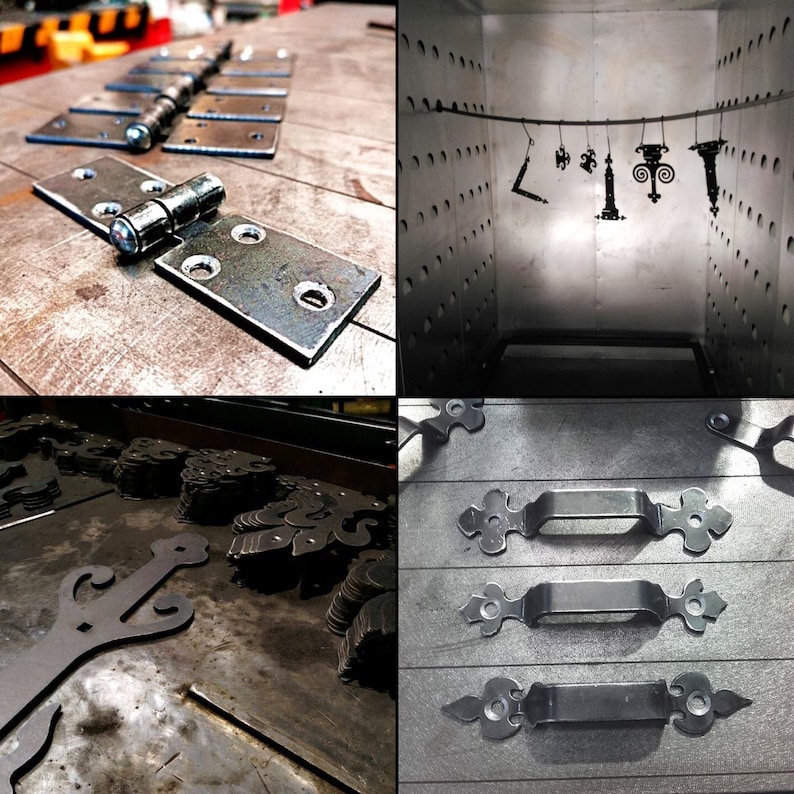 Dobradiças de imitação de alça extragrandes – Estilo ferragem para ...