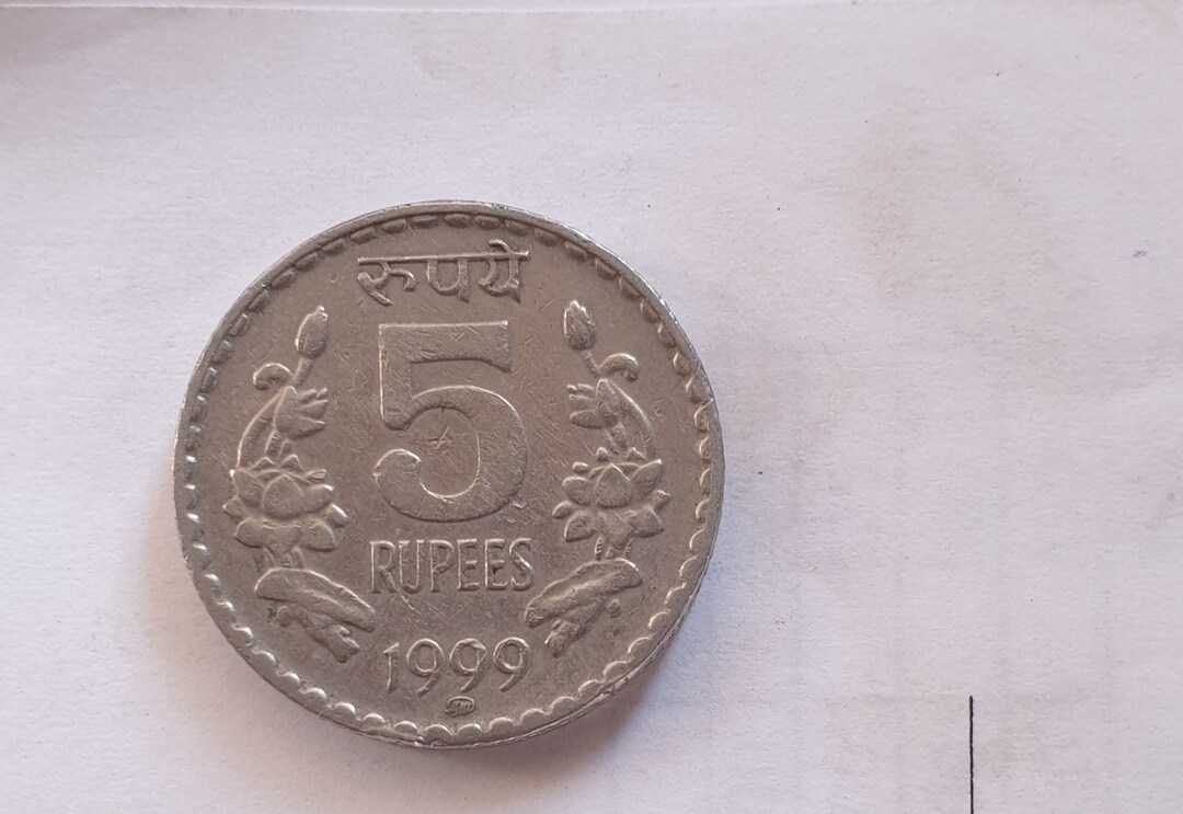 24 Years Old 5 RS. Indian Coin - Etsy