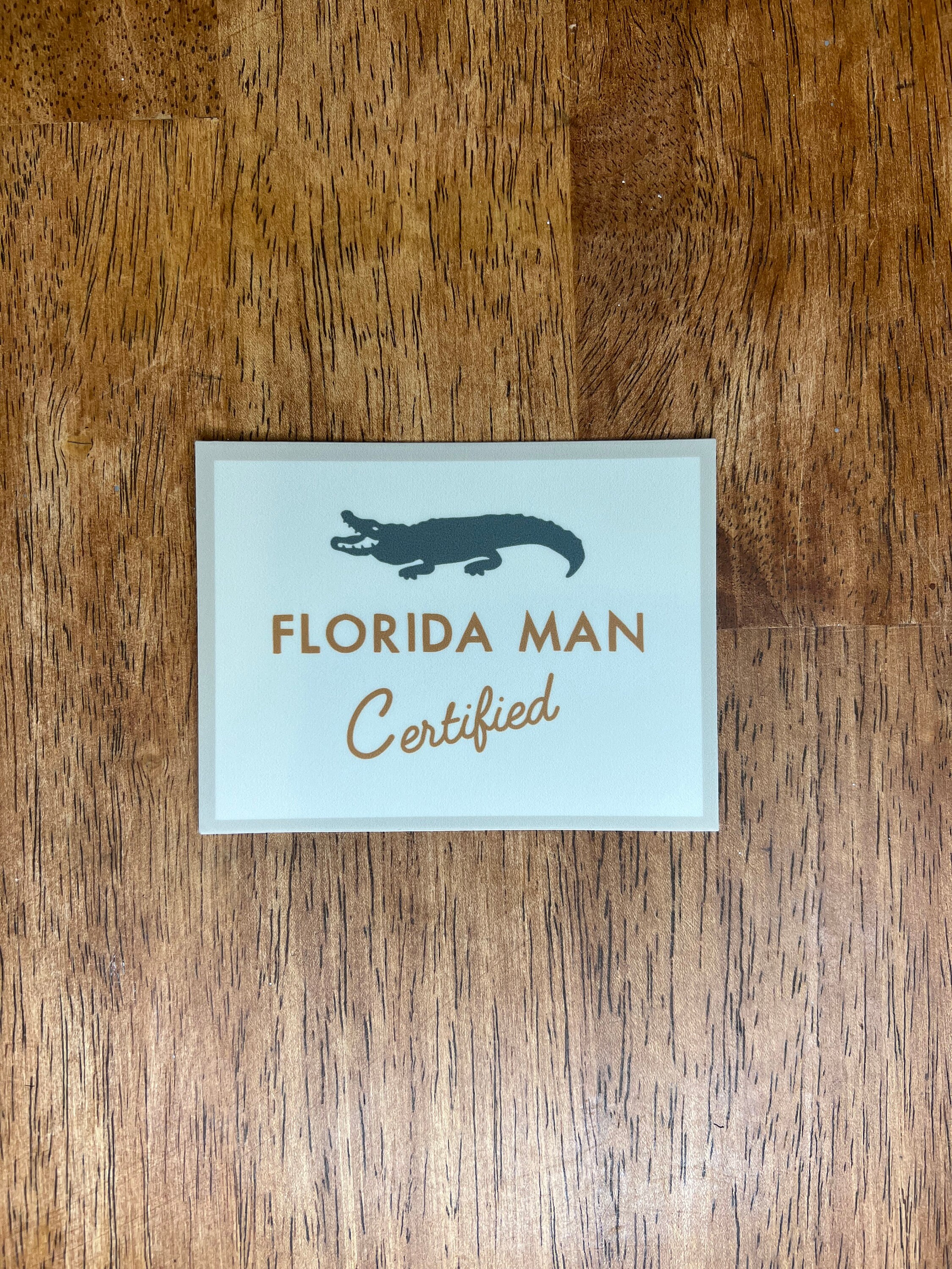 Florida Man Sticker - Etsy