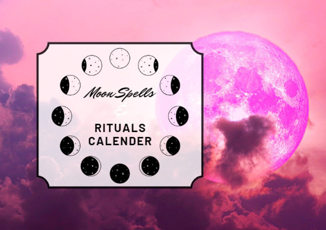 Moon Spells and Ritual Calendar & Guide - Etsy