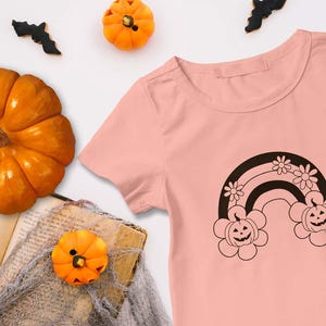 Groovy Halloween Clipart, Retro Fall Png, Halloween SVG, Groovy ...
