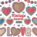 Retro Valentine Day Clipart, Groovy Fun Romantic Characters, Groovy ...