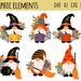 Gnome Halloween PNG, Gnome Clipart Bundle, Halloween Clipart, Fall ...