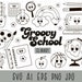 Groovy School Clipart, Retro Back to School, Education Clipart, School ...