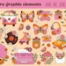 Retro Vibes Digital Clipart Set, Retro 60s 70s 90s, Groovy Hippie ...