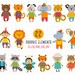 Animals Clipart, Jungle Animals SVG Set, Safari Animals SVG, Forest ...