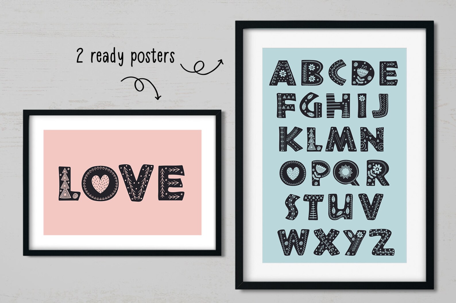Alphabet Clipart Letter Clipart ABC Print Monogram Svg Black and White ...