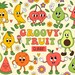 Groovy Retro Cartoon, Retro Summer Clipart, Groovy Characters SVG ...