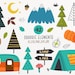 Camping Clipart, Summer Clipart, Happy Camper Svg, Summer Svg Bundle ...