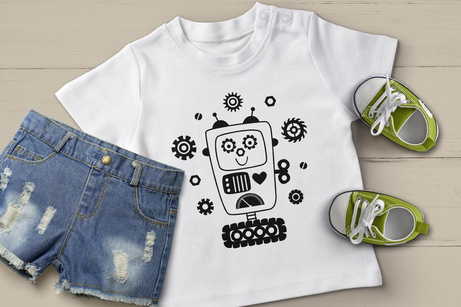 Robot SVG, Robot Clipart, Robots Svg Bundle, Vector Robotics, Robotics ...