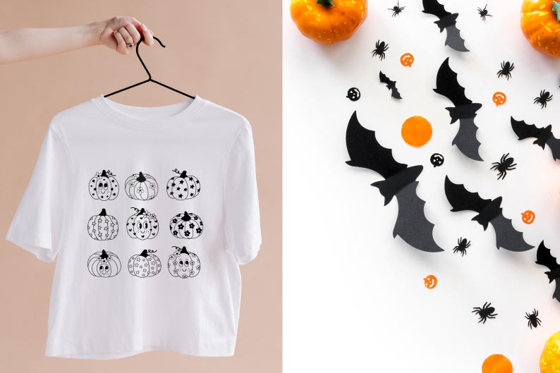 Groovy Retro, Pumpkin Clipart, Autumn Png, Vintage Pumpkin Png, Groovy ...