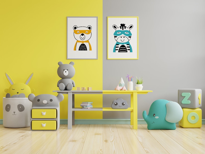 Cute Baby Animal Superhero Clipart, Animal Svg Files, Super Hero Svg ...