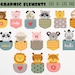 Animals in Pocket Clipart, Pocket Animal Farm Svg, Cute Pets Svg, Baby ...