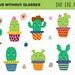 Cute Cactus Svg Cactus Clipart Kawaii Cactus Svg Happy Cactus Clipart ...