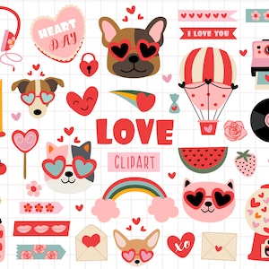 Dog Lover Svg, Love Cat Clipart, Dog Clipart, Love Things Clipart, Dog ...